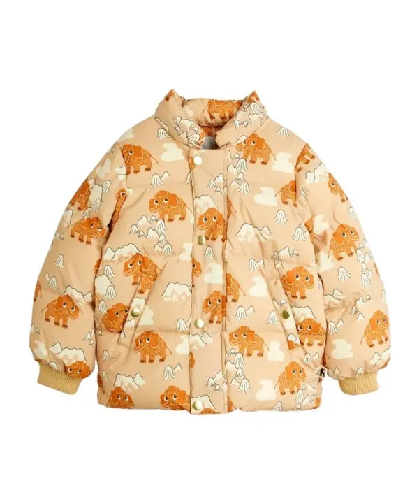MINI RODINI Long-sleeved Cotton-padded Jacket