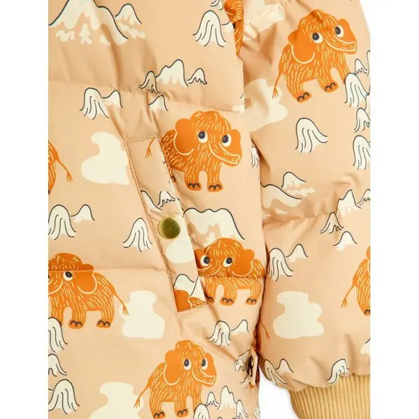 MINI RODINI Long-sleeved Cotton-padded Jacket