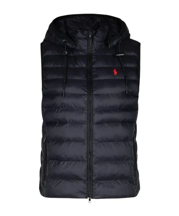 Polo Ralph Lauren Sleeveless Padded Vest With Removable Hood