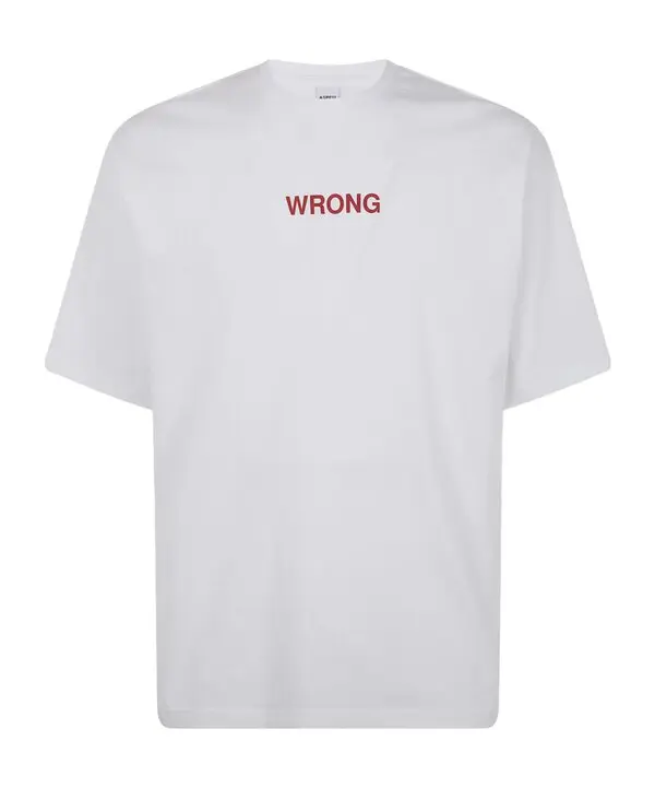 Aspesi Non È Come Sembra Print T-shirt - White