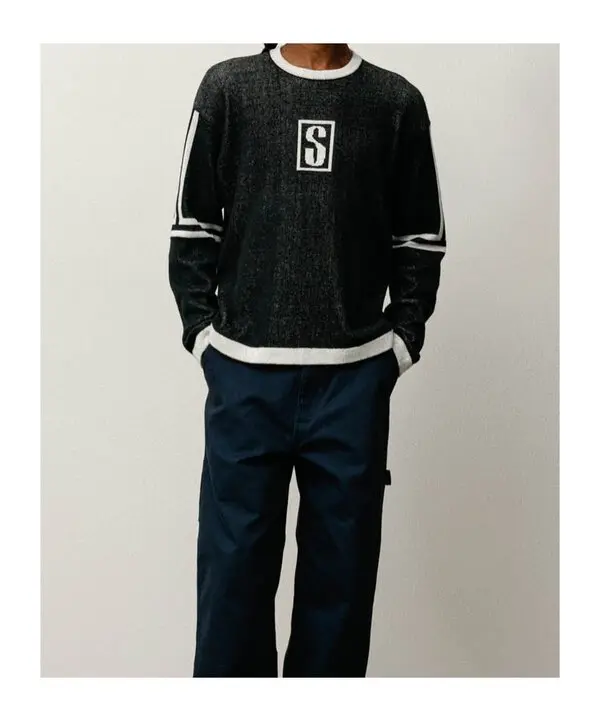 StÜssy Logo Detail Crew Neck Sweater
