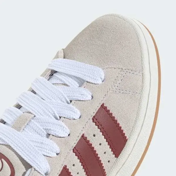 Adidas Campus 00s 'crystal White/preloved Ruby' Sneakers