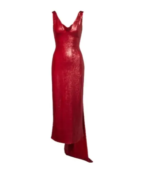 EMILIA WICKSTEAD Jacira Sequined Cocktail Dress - Red
