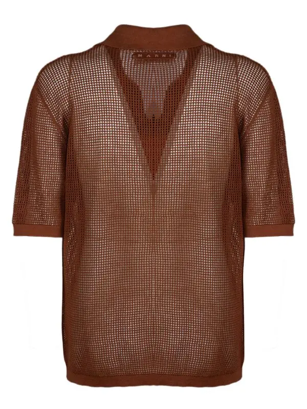 Marni Short Sleeve Polo Shirt