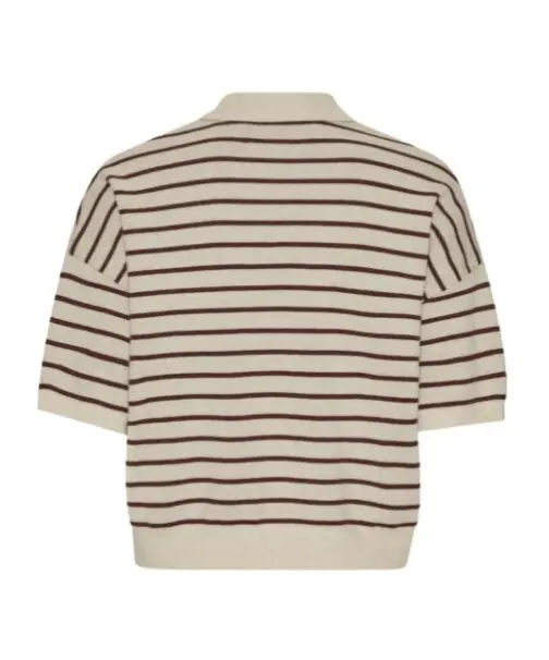 ROTATE BY BIRGER CHRISTENSEN Striped Polo Shirt