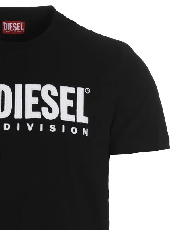 DIESEL® T Boxt Div Logo T-shirt - Black