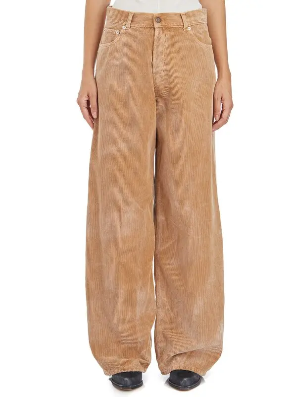 HAIKURE Bethany Wide-leg Corduroy Trousers