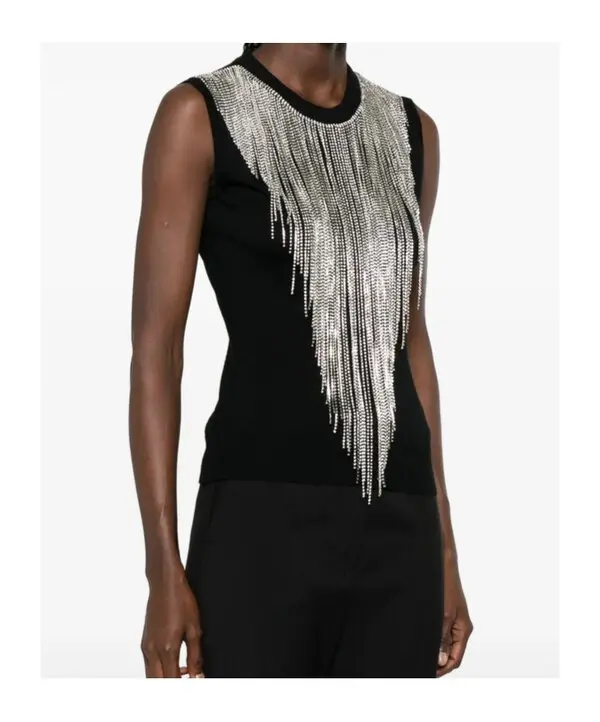 Sportmax Round Neck Sleeveless Vest
