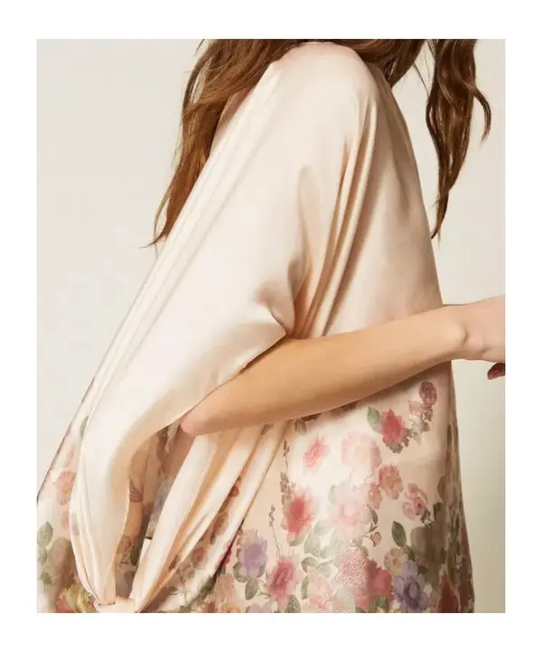 TWINSET Printed Shawl Cover-up