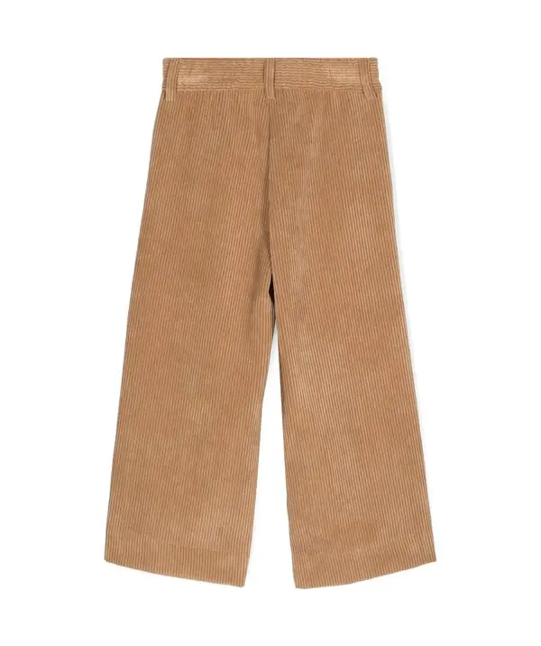 Monnalisa Corduroy Straight-leg Trousers