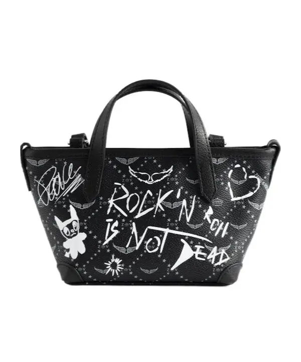 Zadig&Voltaire Z Shopper Mini Rock Tag Bag - Black