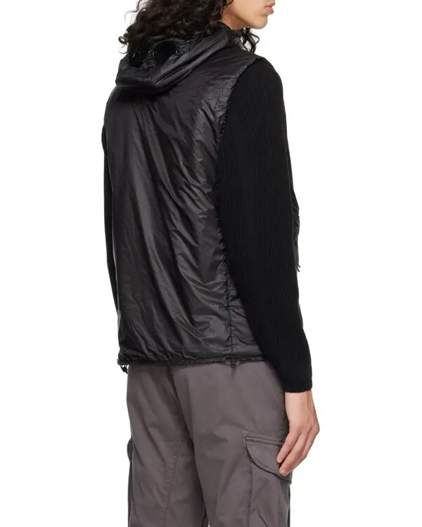 C.P. COMPANY Hooded Padded Gilet - Black