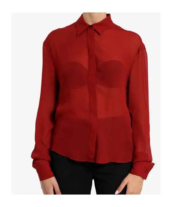 Philosophy Di Lorenzo Serafini Sheer Button-up Shirt