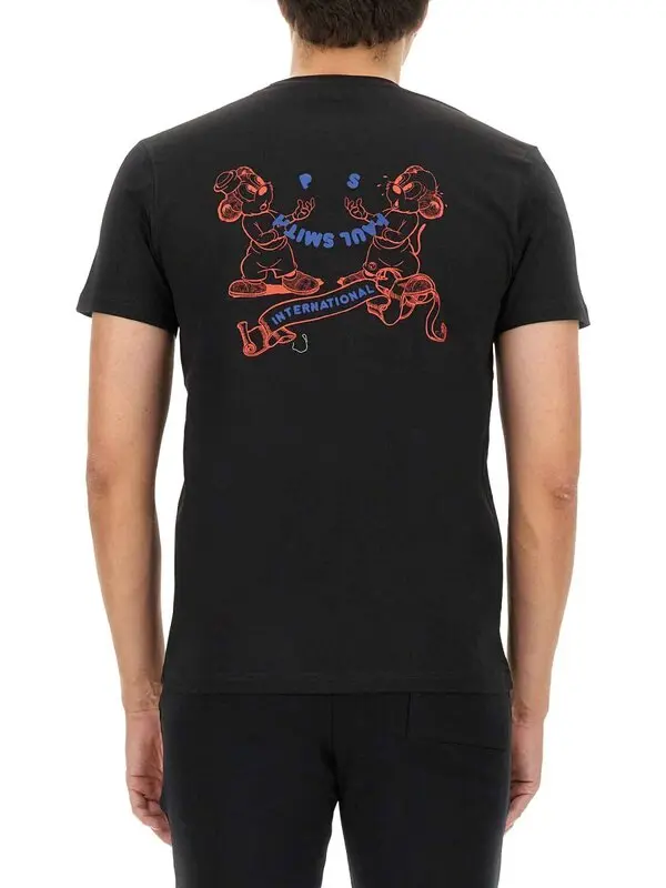 Paul Smith Graphic Printed Crewneck T-shirt