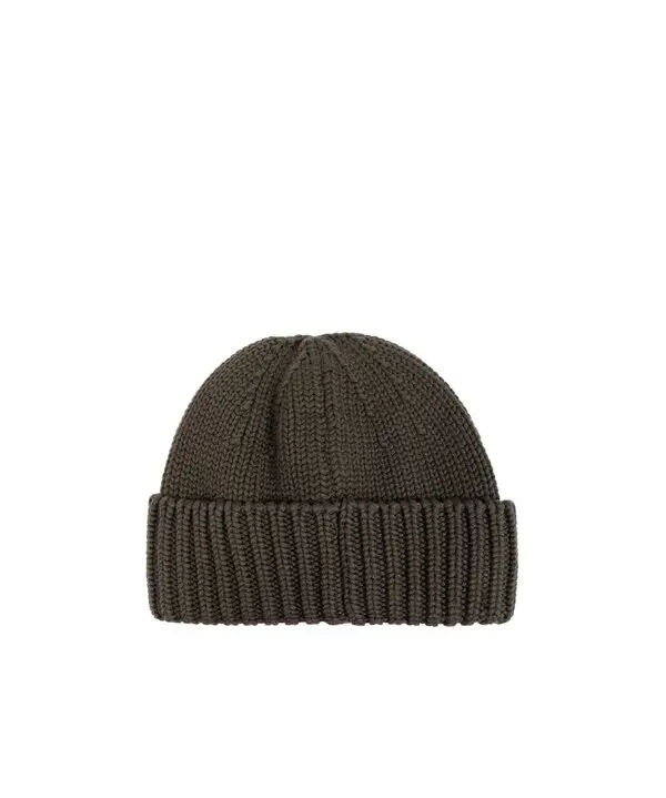 Woolrich Logo Intarsia Knit Beanie