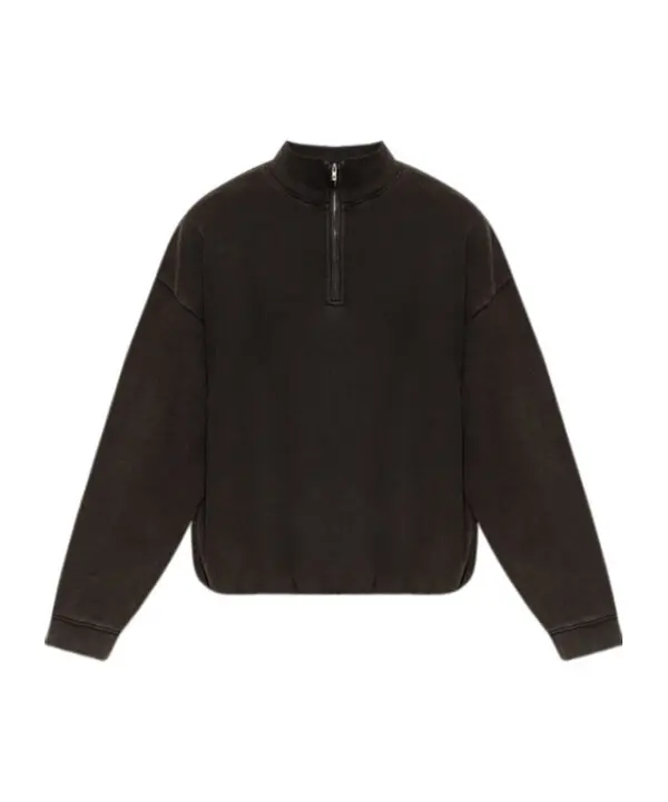 REPRESENT Zippered Stand-up Collar Sweatshirt