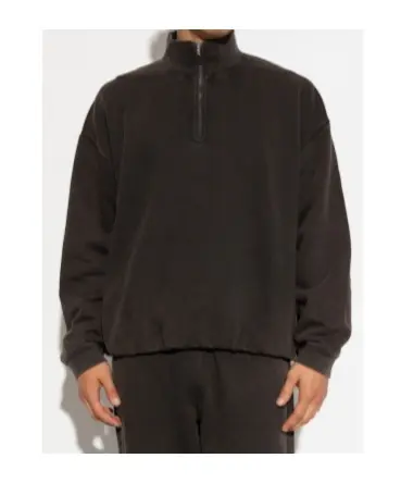 REPRESENT Zippered Stand-up Collar Sweatshirt
