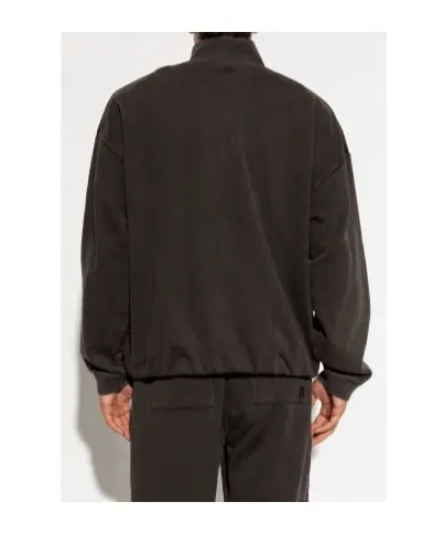 REPRESENT Zippered Stand-up Collar Sweatshirt