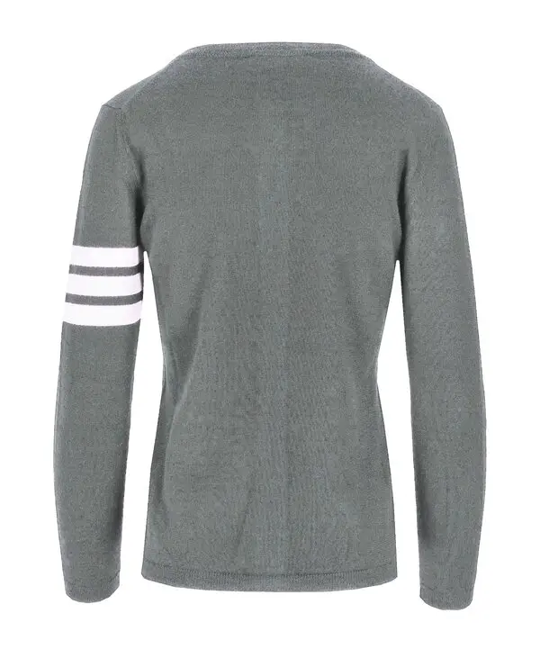 Lela Rose Striped Knit Cardigan