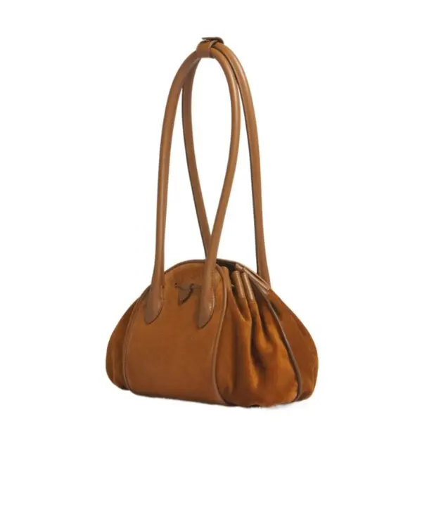 Marni Logo Stamped Tulipea Shoulder Bag