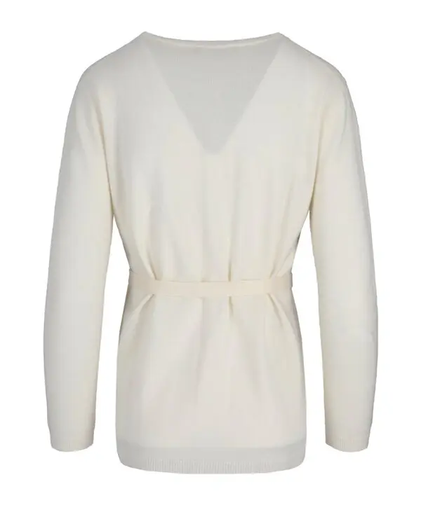 Lela Rose Long-sleeve Tie-front Cardigan