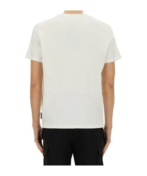Moose Knuckles Logo Patch Crewneck T-shirt