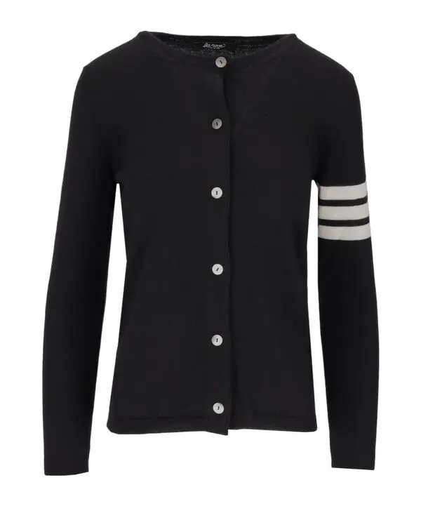 Lela Rose Striped Knit Cardigan