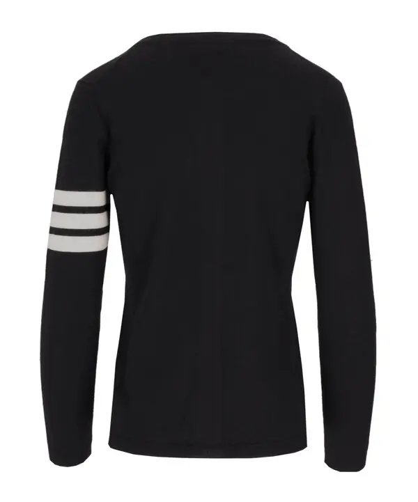 Lela Rose Striped Knit Cardigan