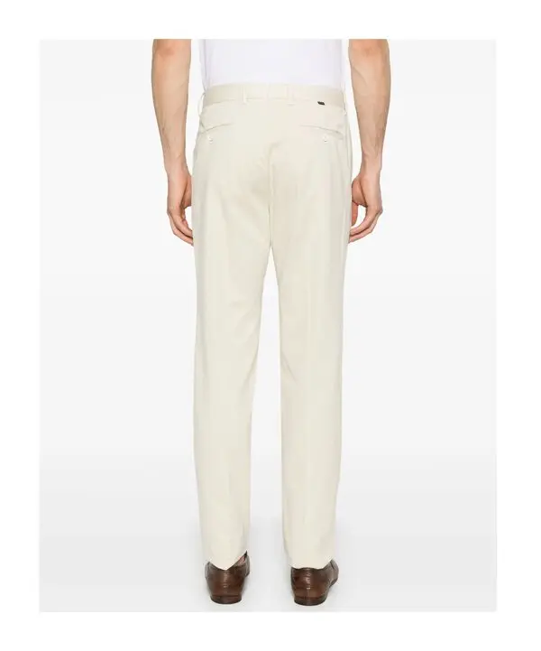 Incotex Buttoned Cotton Pants