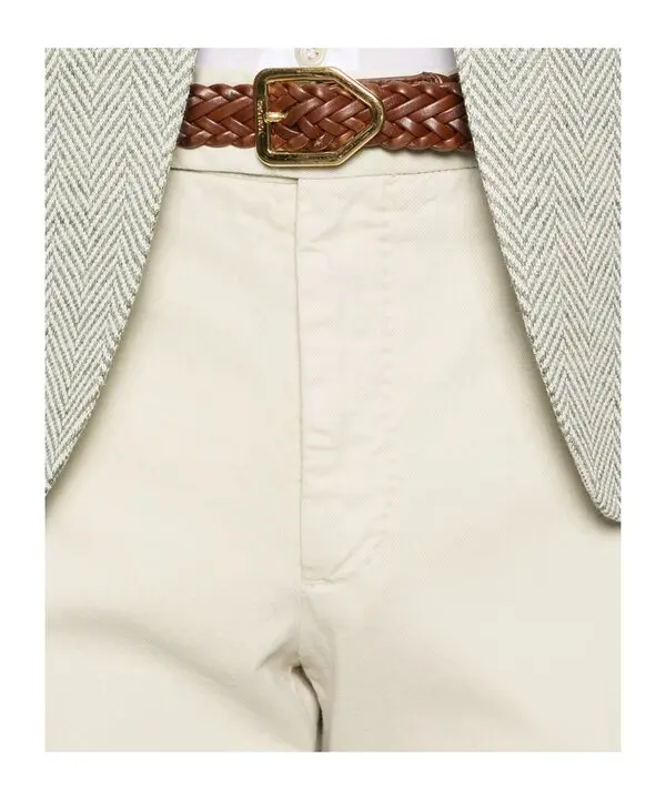 Incotex Buttoned Cotton Pants
