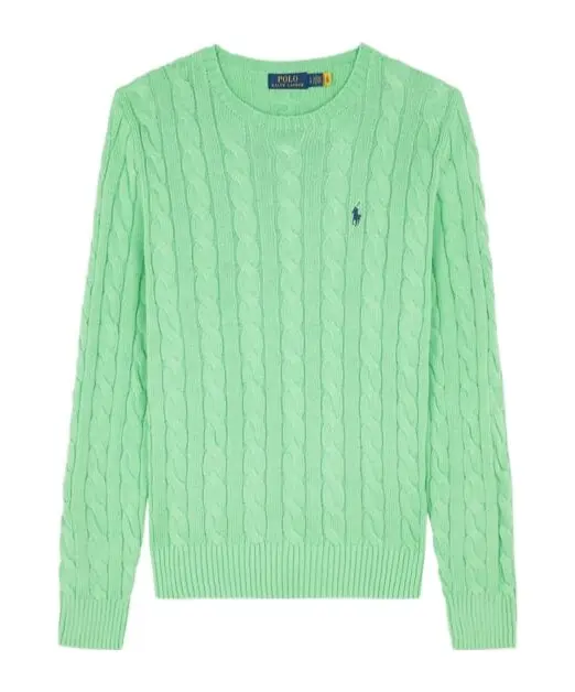 Polo Ralph Lauren Cable-knit Jumper With Embroidered Pony