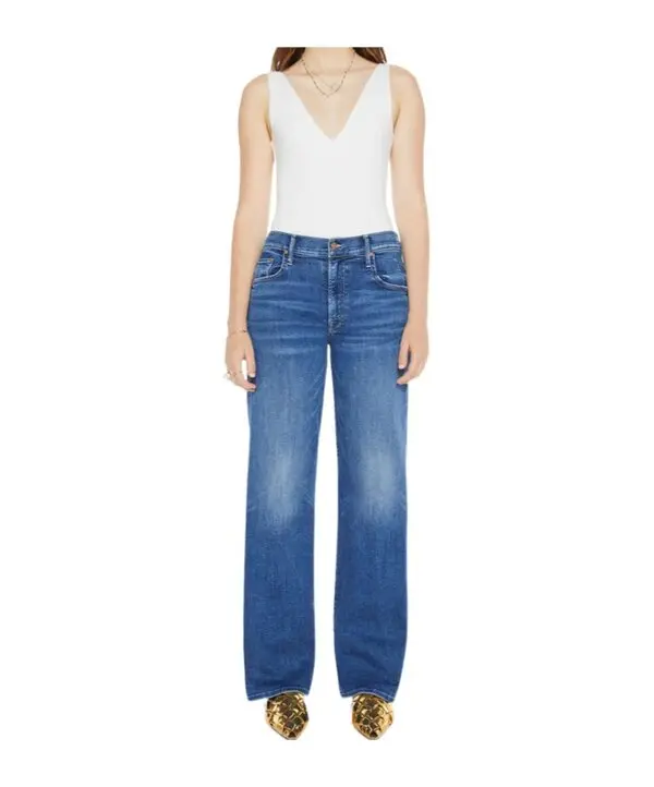 MOTHER The Mid Rise Maven Sneak Jeans