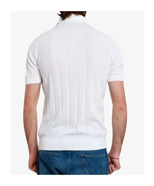 GRAN SASSO Button-down Knit Shirt