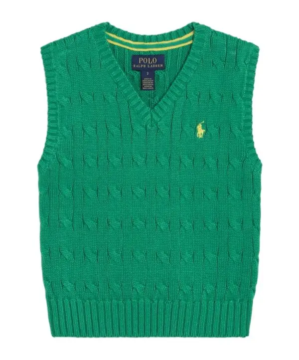 Polo Ralph Lauren Cable-knit Cotton Vest