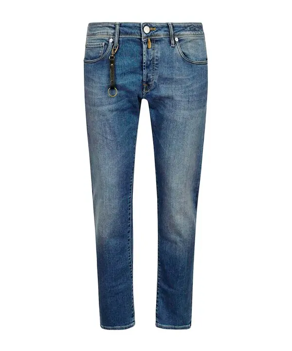 Incotex Stonewashed Slim Cut Jeans