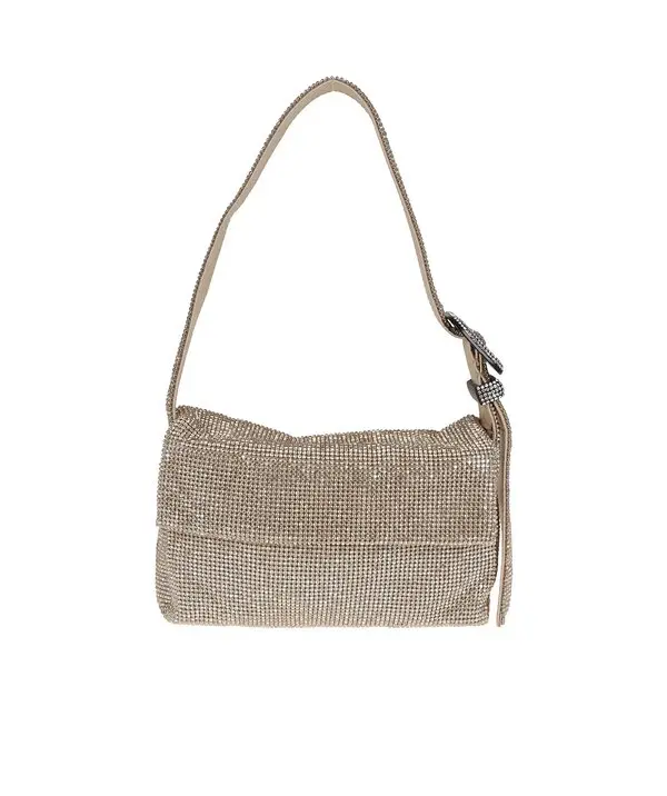 Benedetta Bruzziches Flap Shoulder Bag - Nude