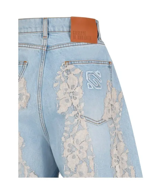 Giuseppe Di Morabito Embellished Lace Shorts