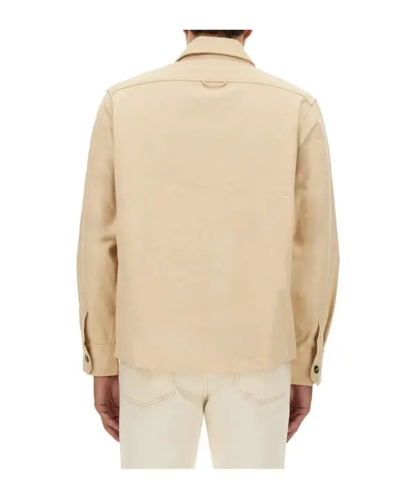 A.p.c. Buttoned Long-sleeved Shirt