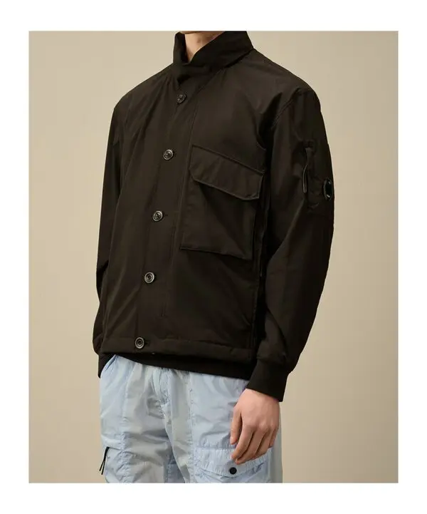 C.P. COMPANY Logo Plaque Hooded Jacket