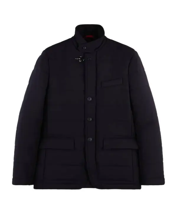 FAY Quilted Jacket With Iconic Toggle Closure