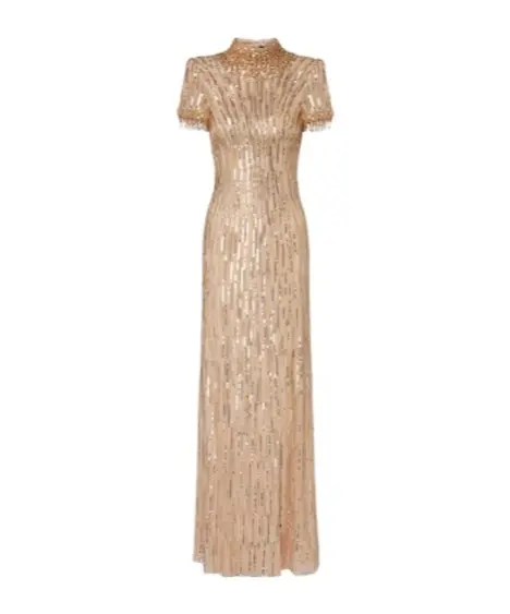 Jenny Packham Madelaine Embellished Gown