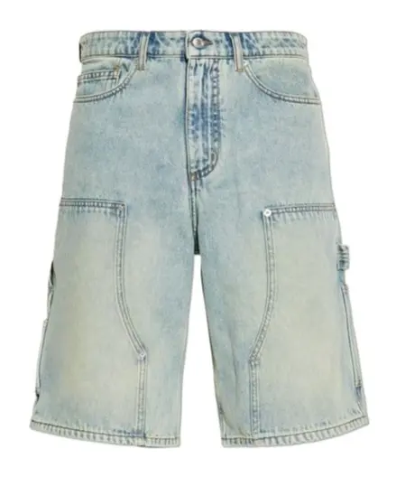 Zadig&Voltaire Voltaire Perys Logo Patch Denim Shorts