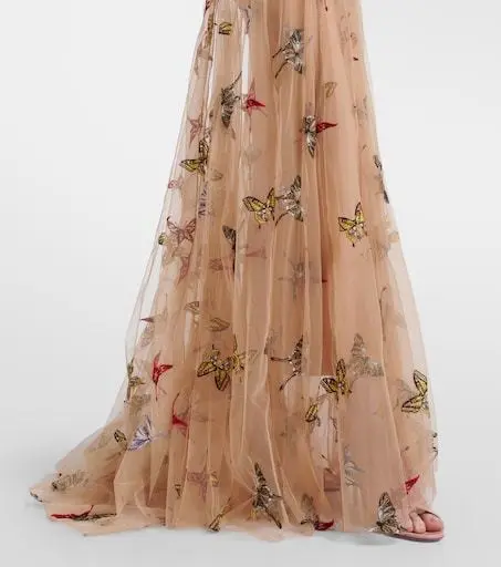 Blumarine Patch-applique Maxi Dress