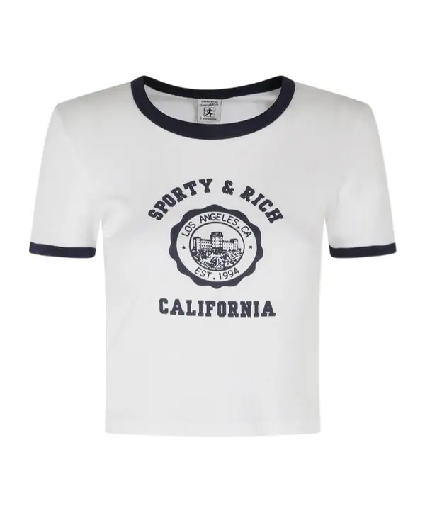 SPORTY  RICH Sporty & Rich Short Sleeve T-shirt