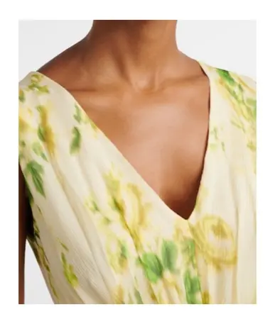 Erdem Floral Silk Creponne Gown