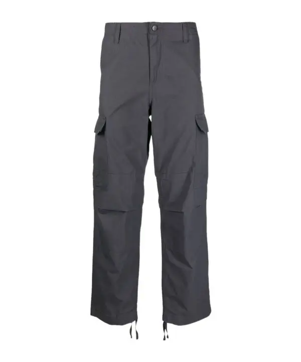 Carhartt Wip Grey Regular Cargo Pants - Black