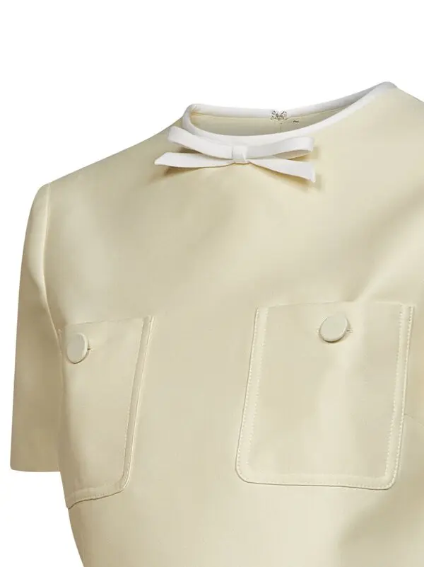 SELF-PORTRAIT Taffeta Top