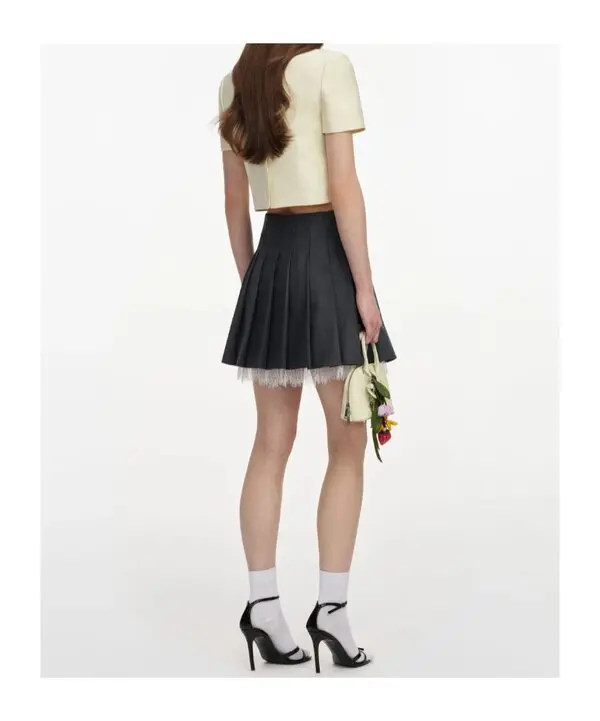 SELF-PORTRAIT Taffeta Top