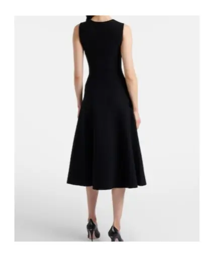 Oscar De La Renta Embellished Jacquard Midi Dress