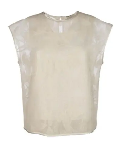 Peserico Sequin-embellished Floral-embroidered Blouse